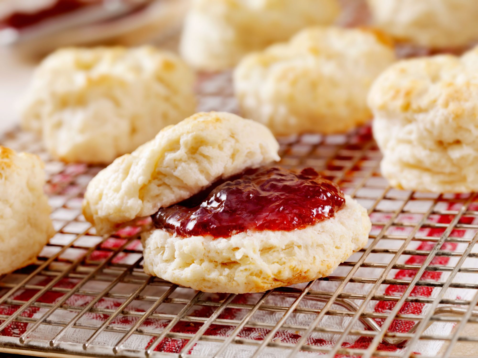 Why is a scone called a biscuits in America?