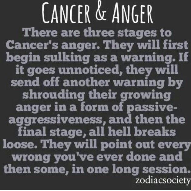 Why is cancer so angry?