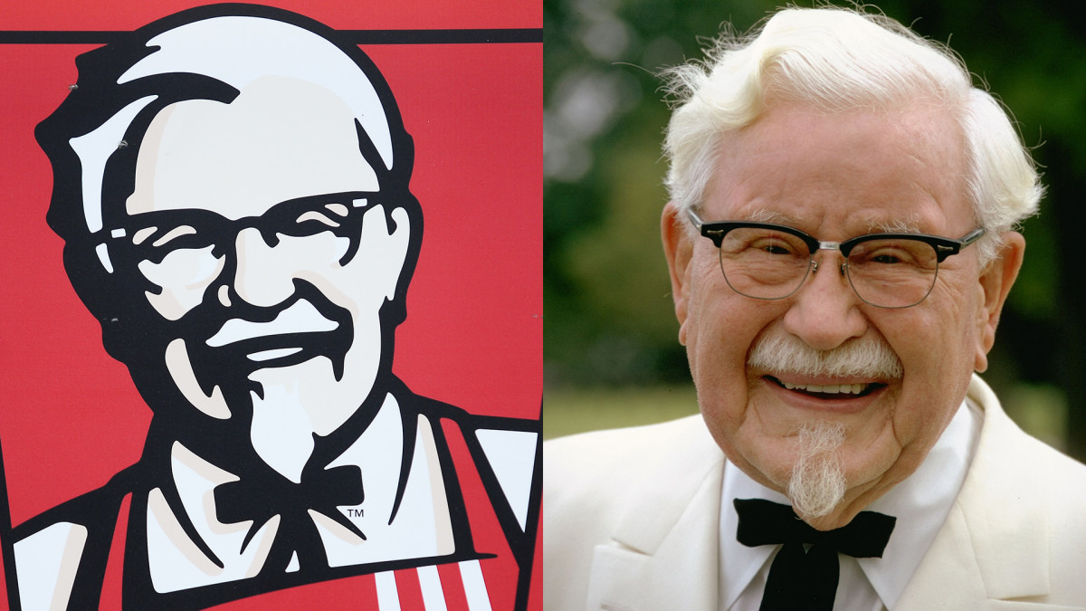 Why is Colonel Sanders associated with KFC?