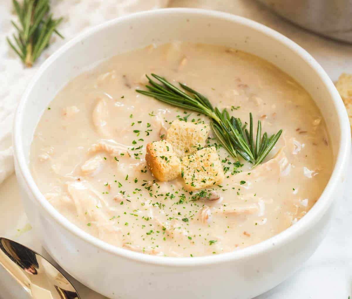 Why is cream of chicken soup healthy?