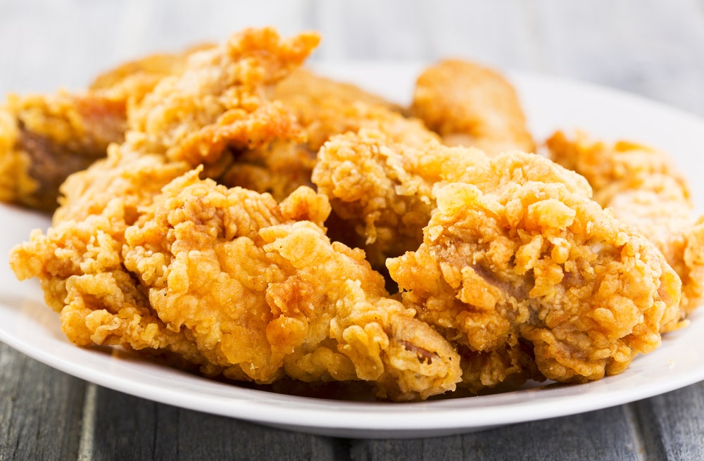 Why is fried chicken associated with the south?