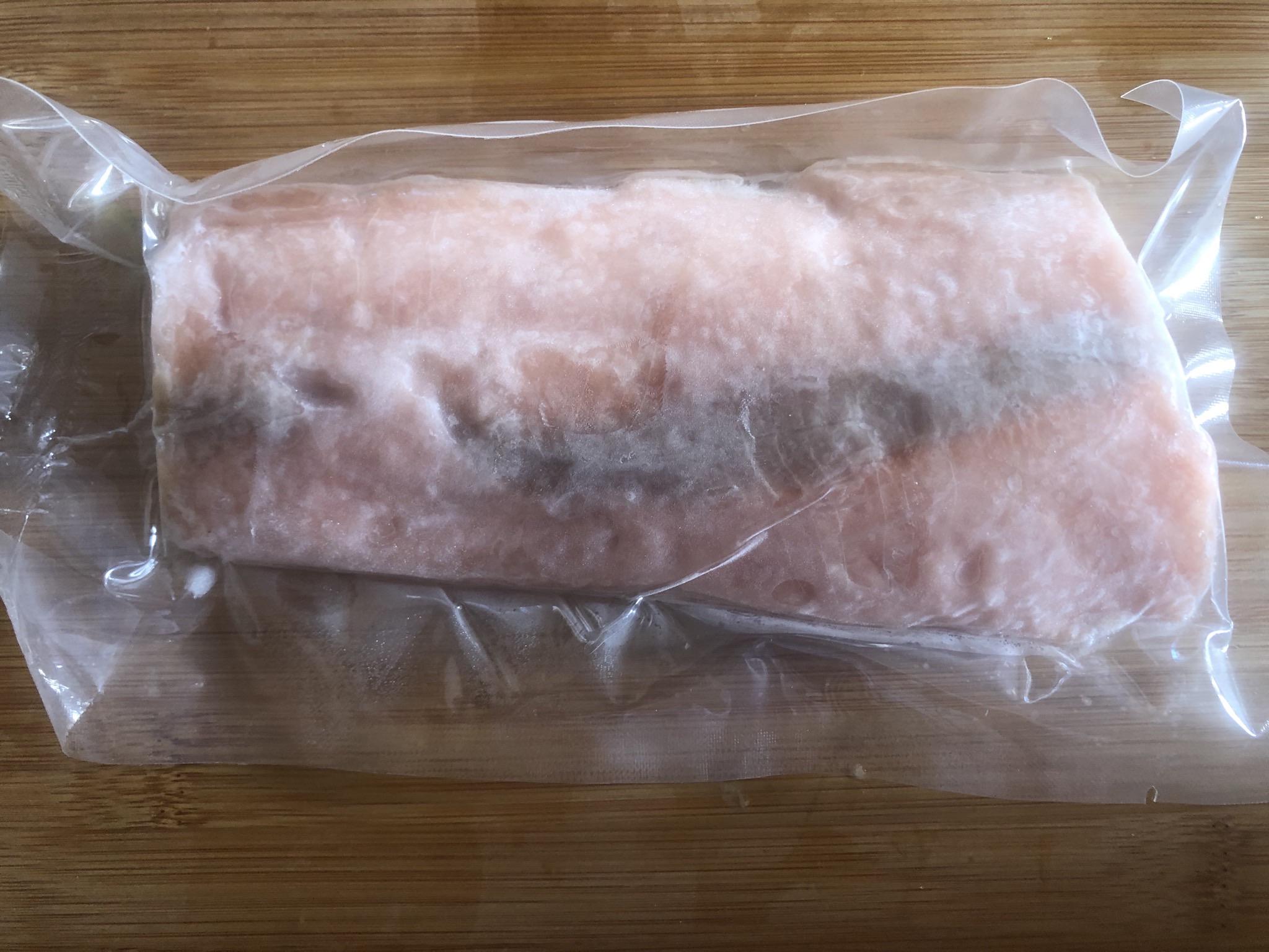 Why is frozen salmon bad?