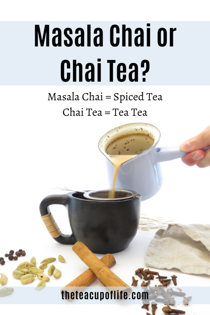 Why is it chai and not chai tea?