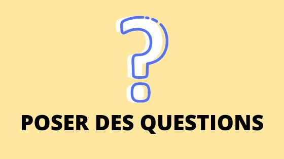 Why is it important to ask questions fast in French?