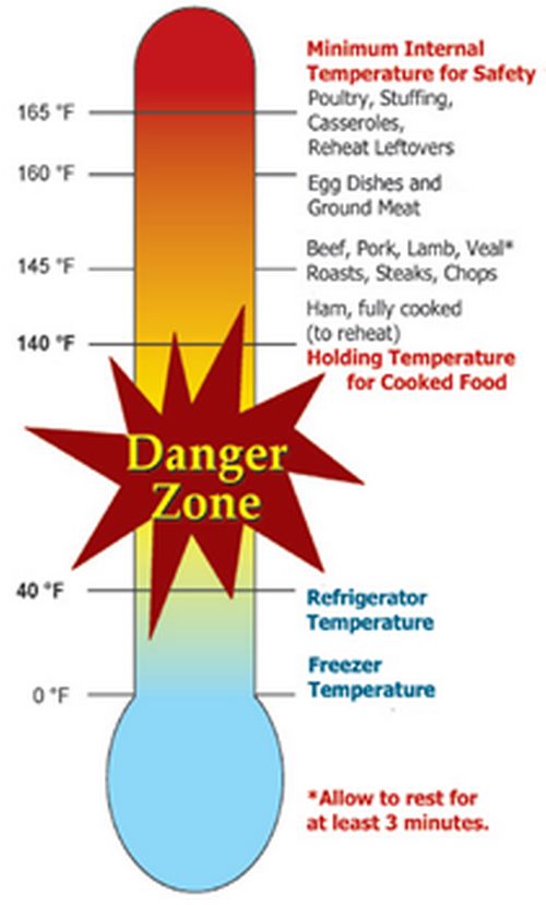 Why is it important to know what the temperature danger zone is?