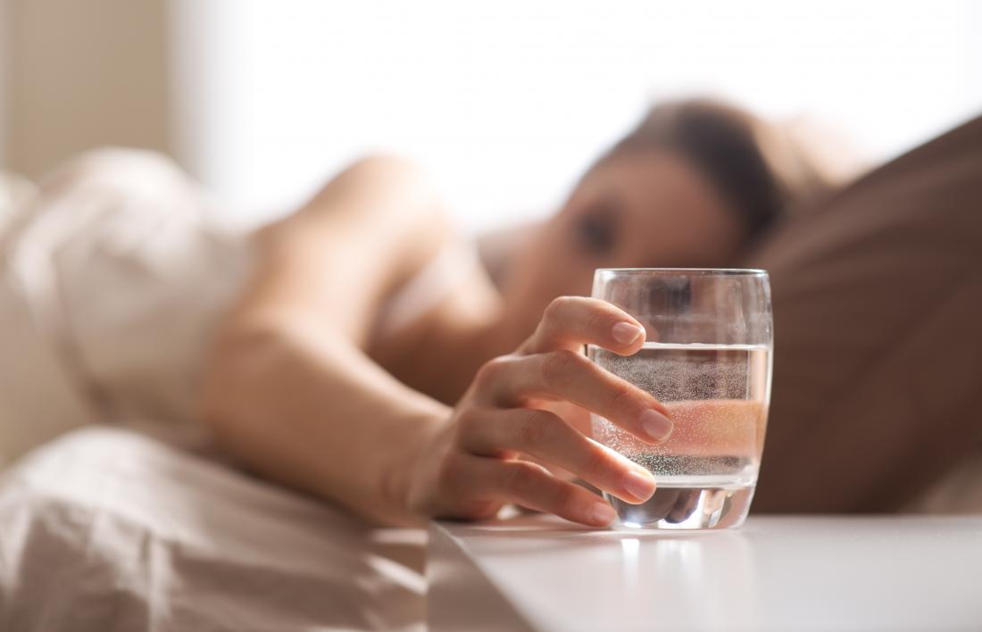 Why is it not good to drink water at night?
