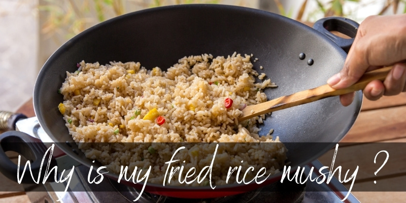 Why is my fried rice not crispy?