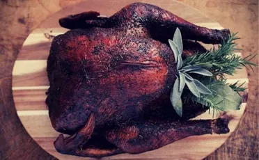 Why is my smoked turkey turning black?