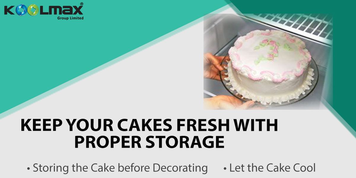 Why is proper storing of cake important?