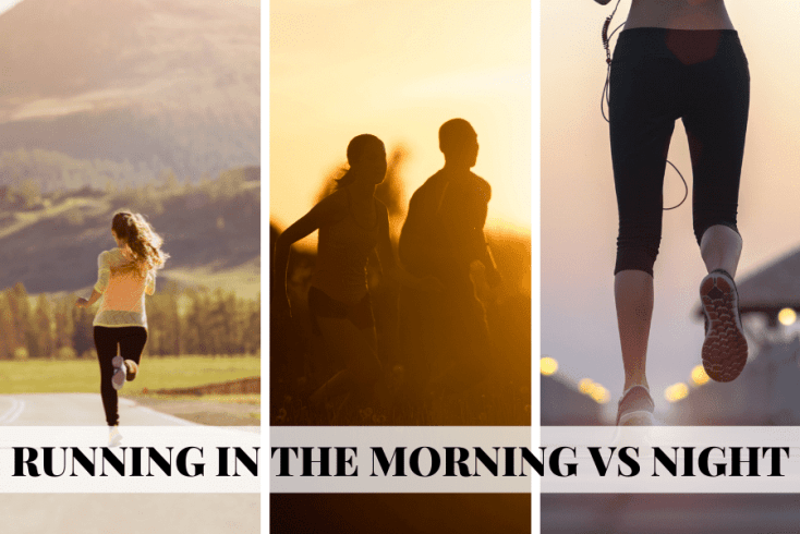 Why is running in the morning harder than night?