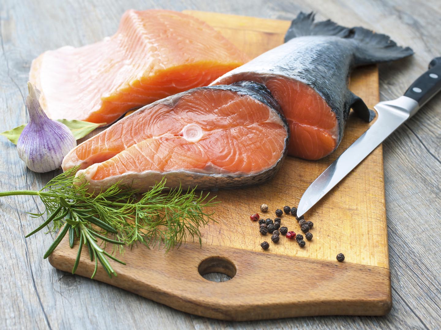 Why is salmon processed in China?