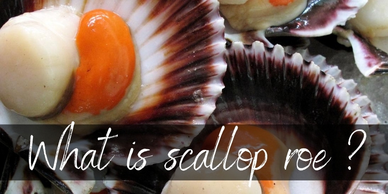 Why is scallop roe removed?