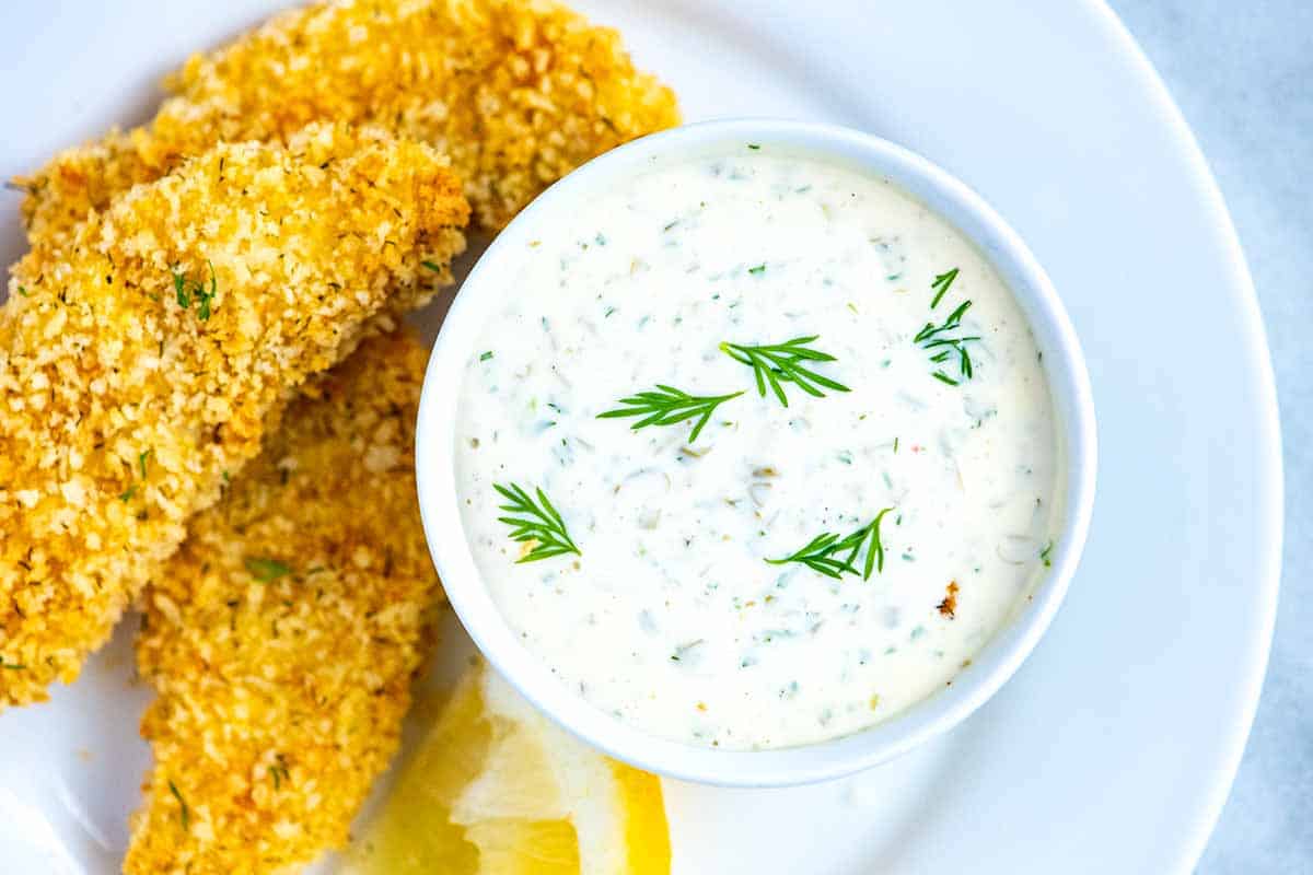 Why is tartar sauce used with fish?
