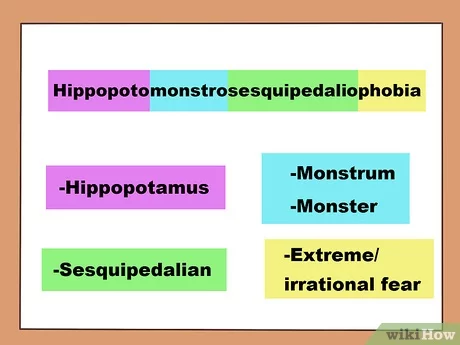 Why is the fear of long words called Hippopotomonstrosesquippedaliophobia?
