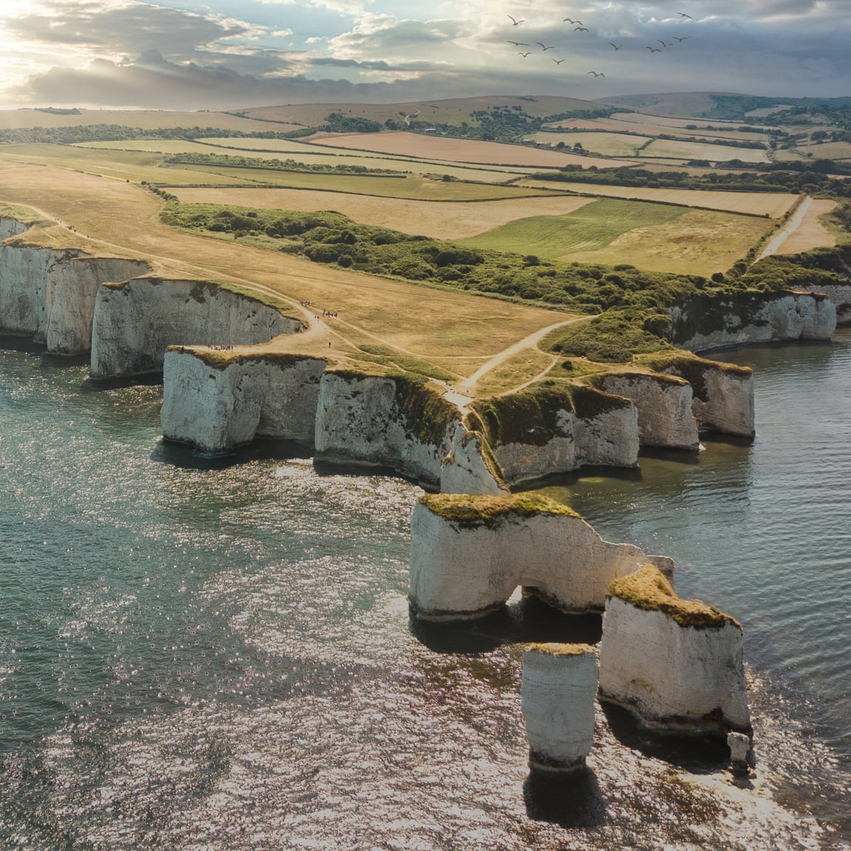 Why is there so much chalk in England?