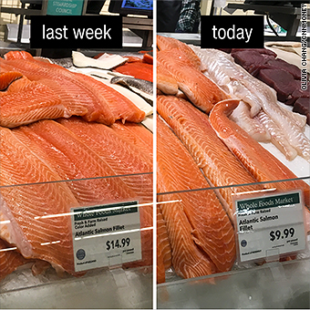 Why is whole salmon cheaper?
