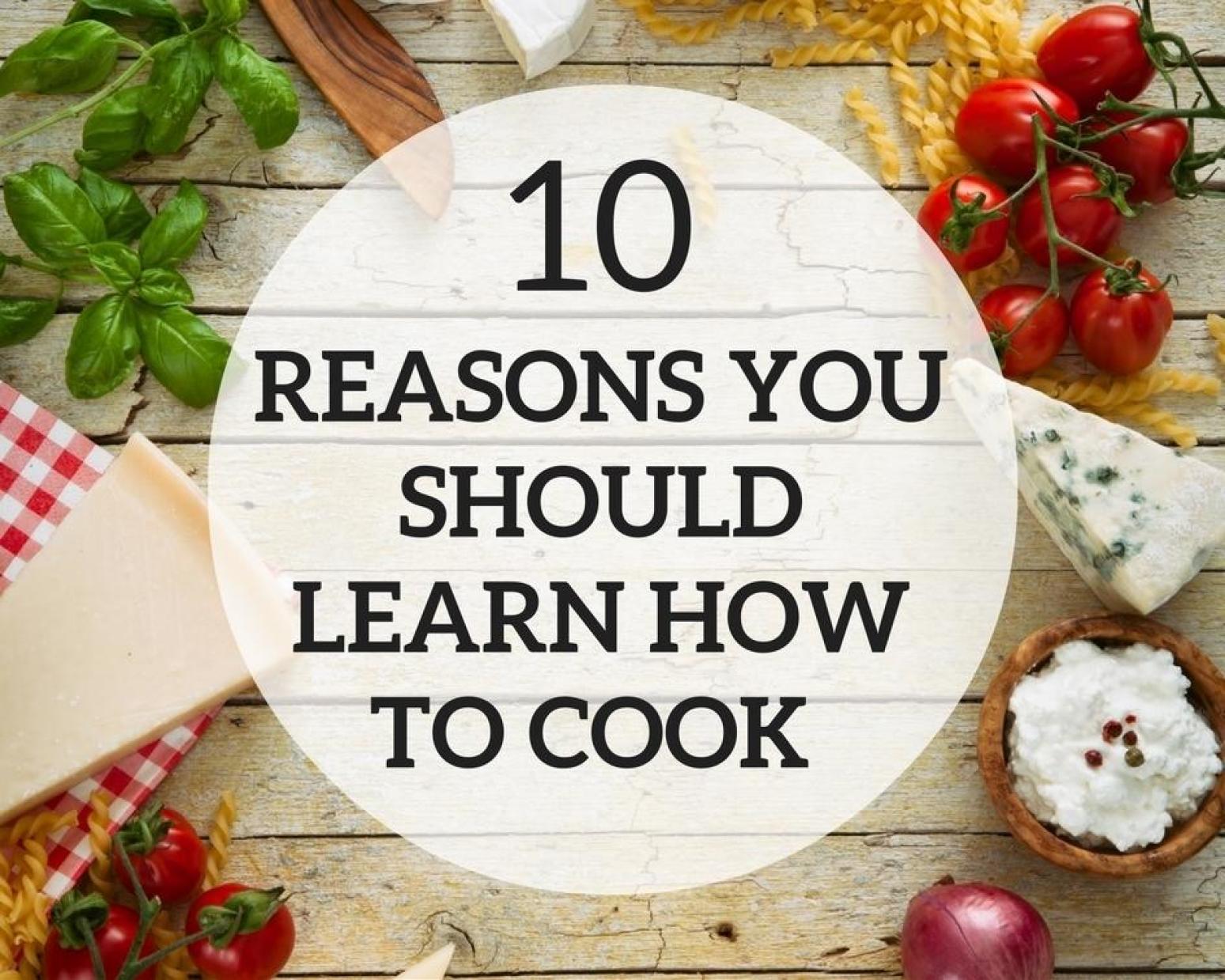 Why people should not learn how do you cook?