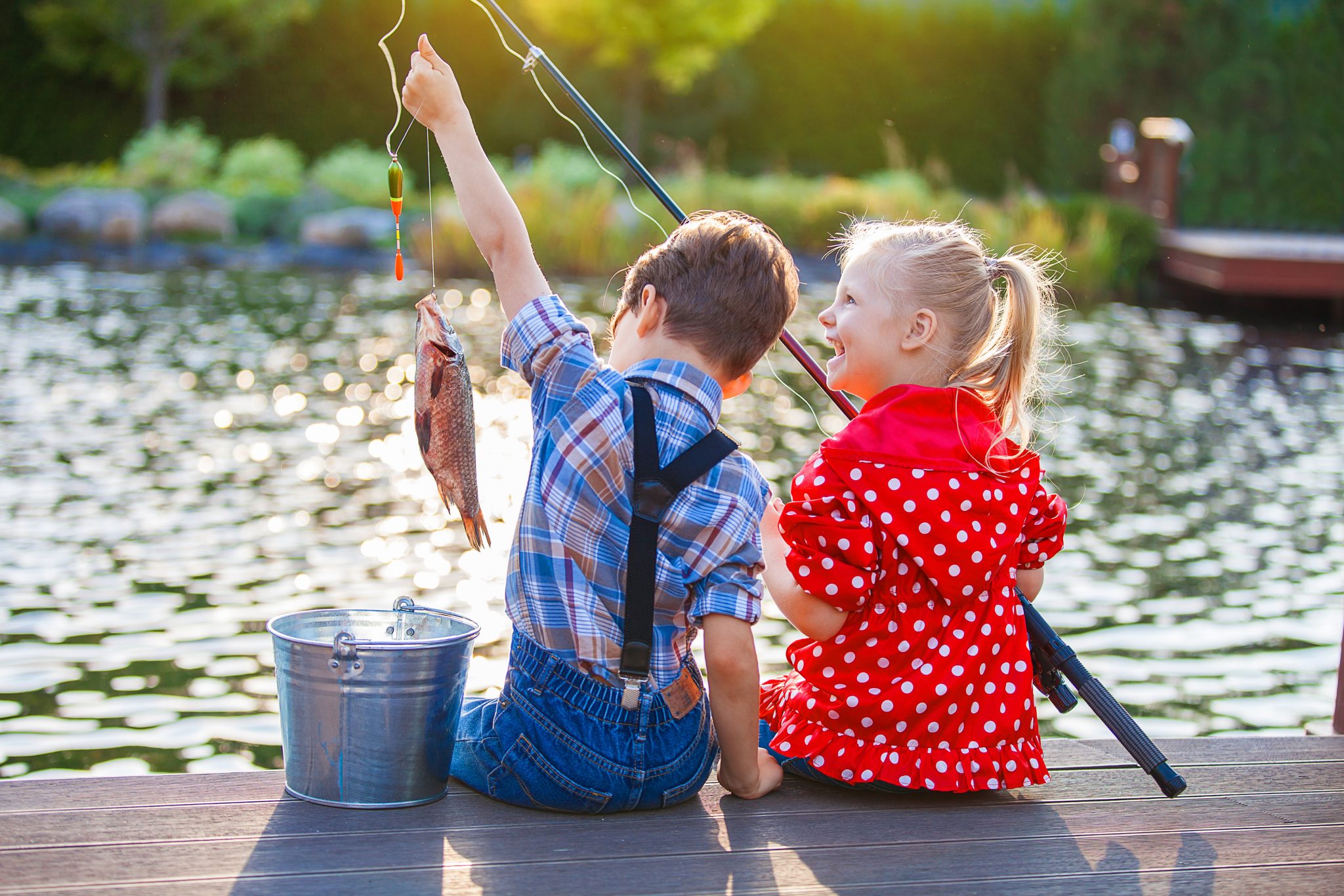 Why should kids go fishing?