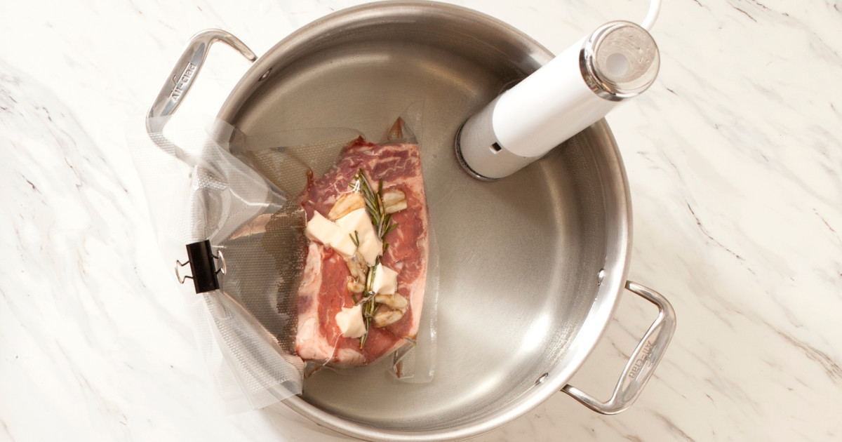 Why should you cover meat when cooking with collagen?