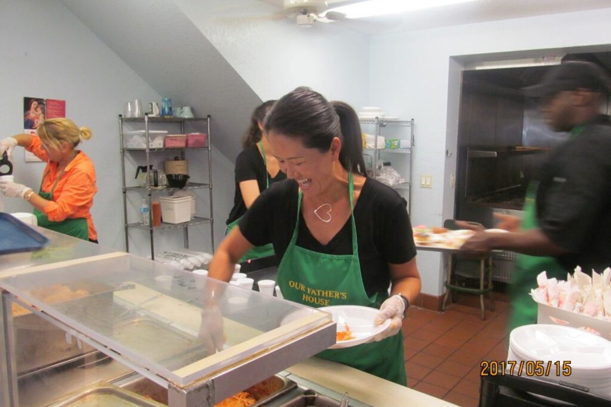 Why should you help out in a soup kitchen?