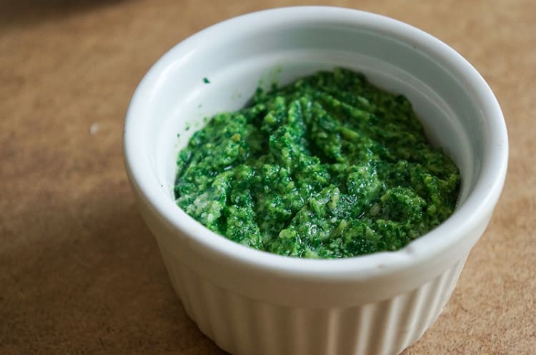 Why should you not heat up pesto?