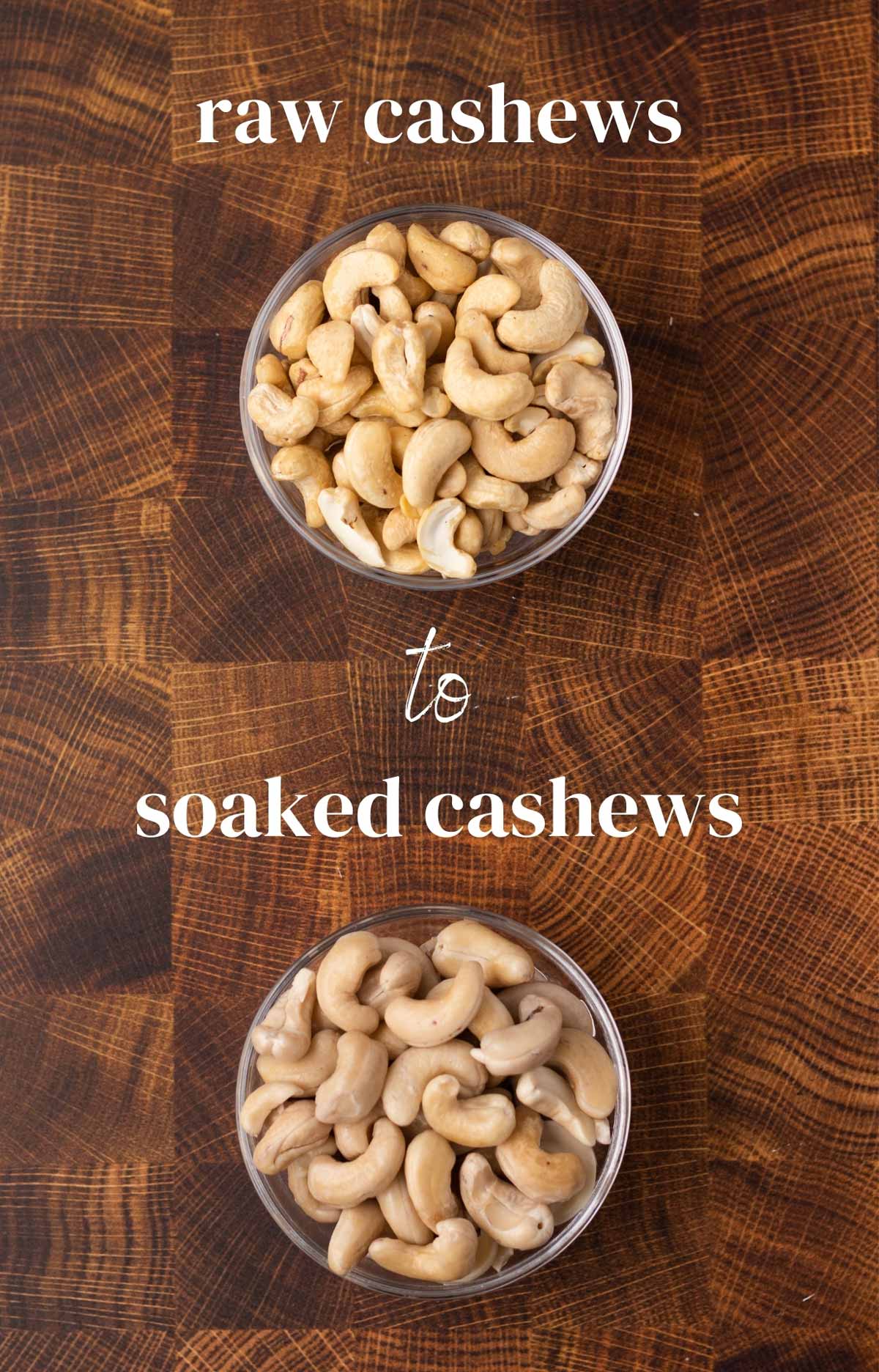 Why should you soak cashews?