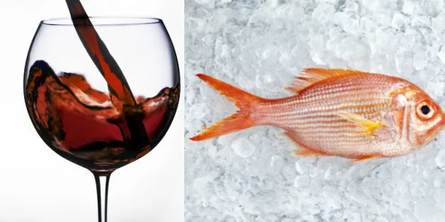 Why shouldn't you drink red wine with fish?