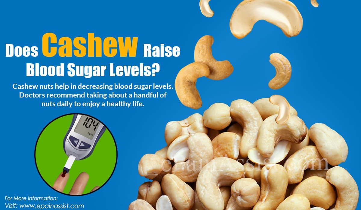 Will cashews raise blood sugar?