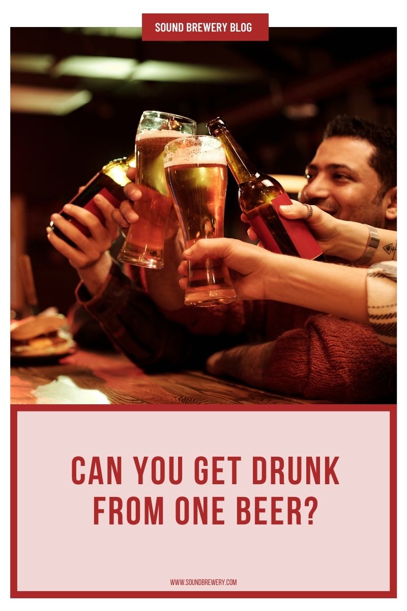Will chugging one beer get you buzzed?