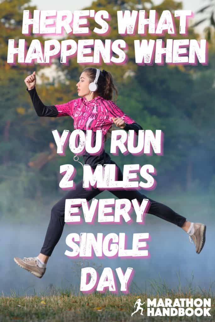 Will I lose weight if I run 2 miles a day?