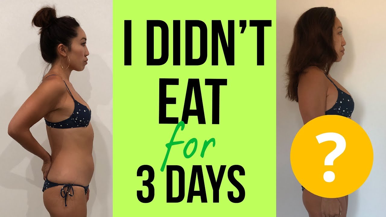 Will I lose weight if I stop eating for 3 days?